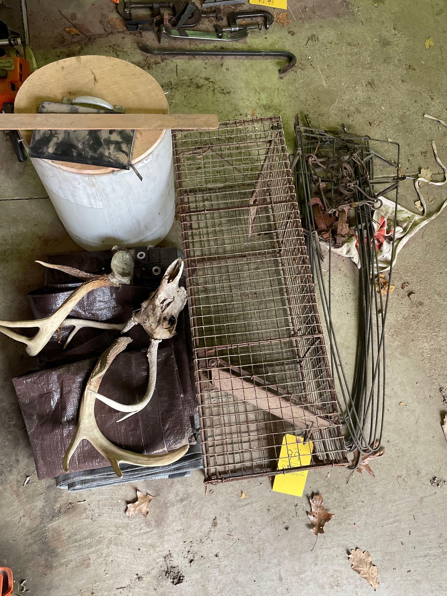 Live Trap, Tarps, Deer Head/Antlers, Traps | Proxibid