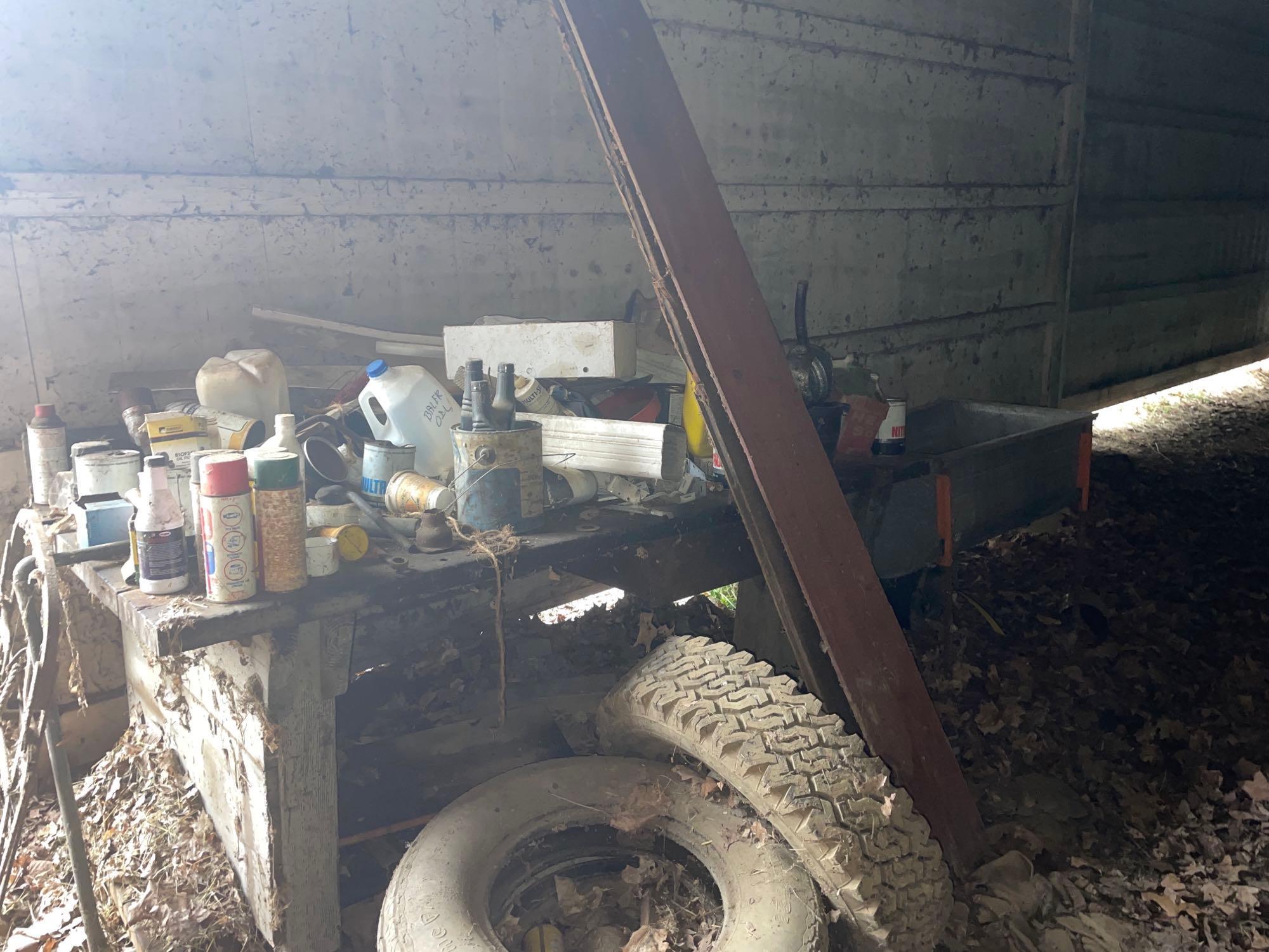 Work Bench, Trough, Assorted Tools | Proxibid