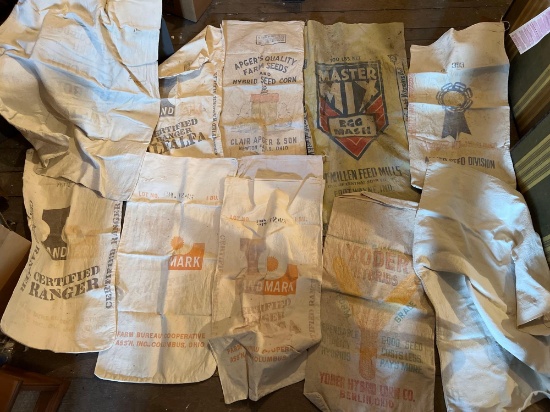 Vintage Feed Sacks | Online Auctions | Proxibid