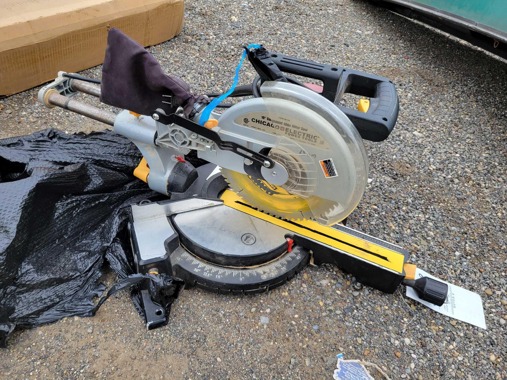 Chicago Electric Miter Saw | Proxibid