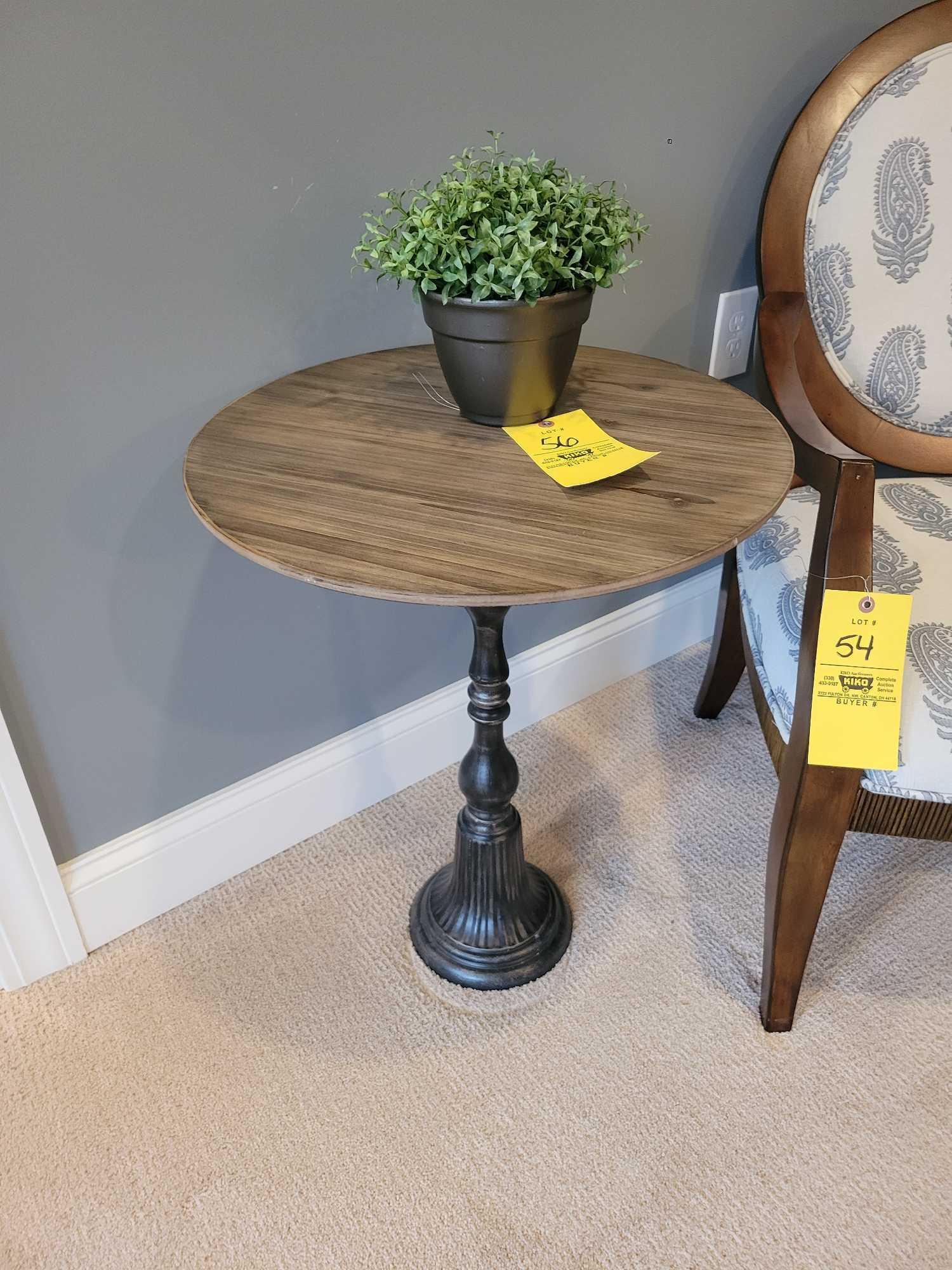 Crestview Collection pedestal table with metal | Proxibid
