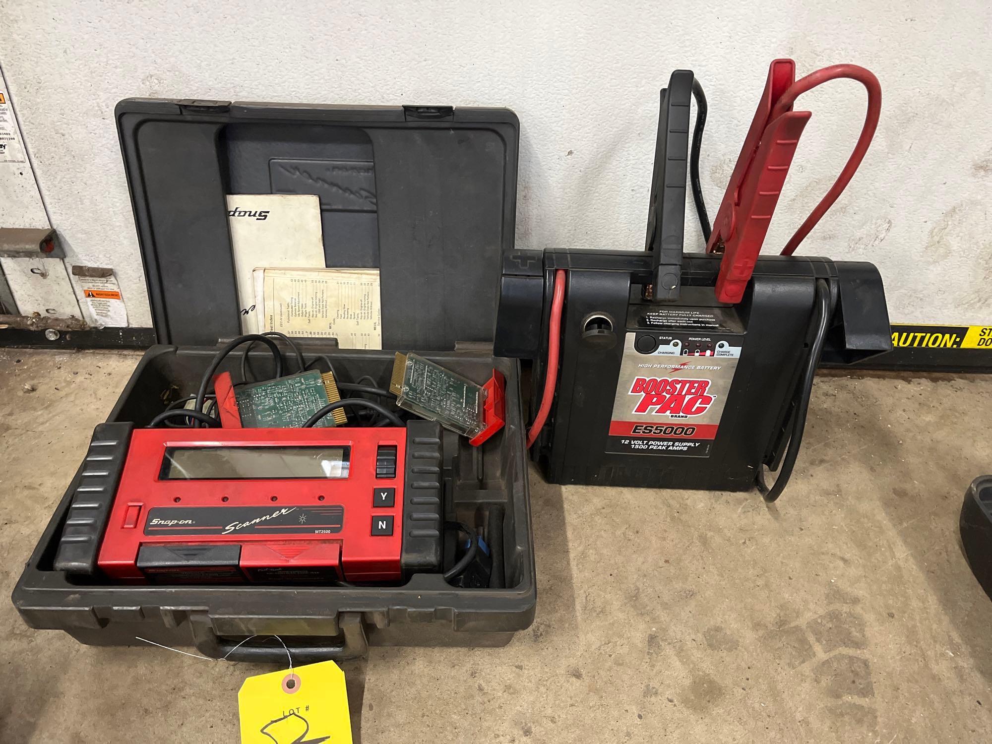 Snap-On MT2500 scanner, Booster PAC ES5000 | Proxibid