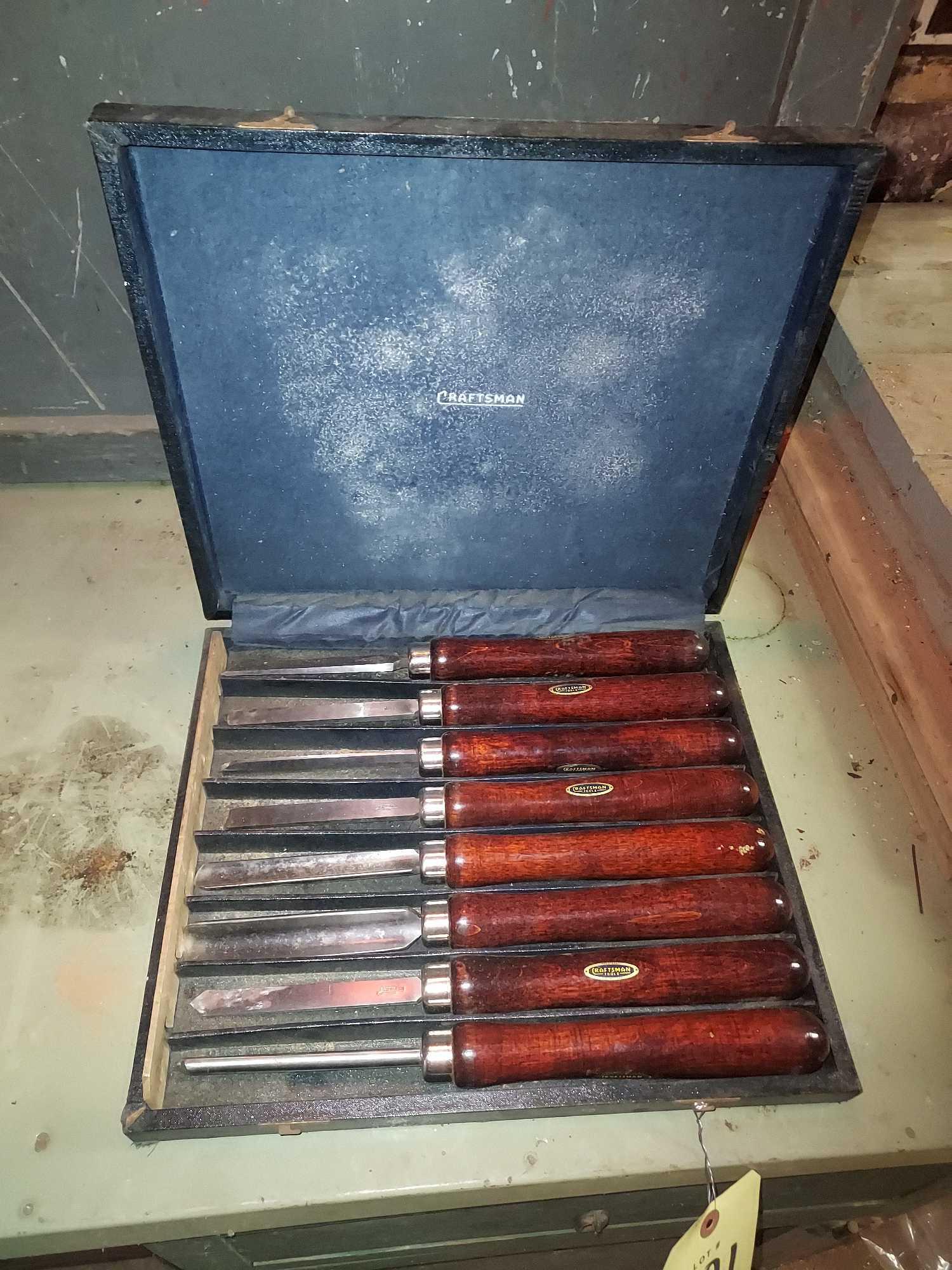 Craftsman wood lathe chisel set | Proxibid
