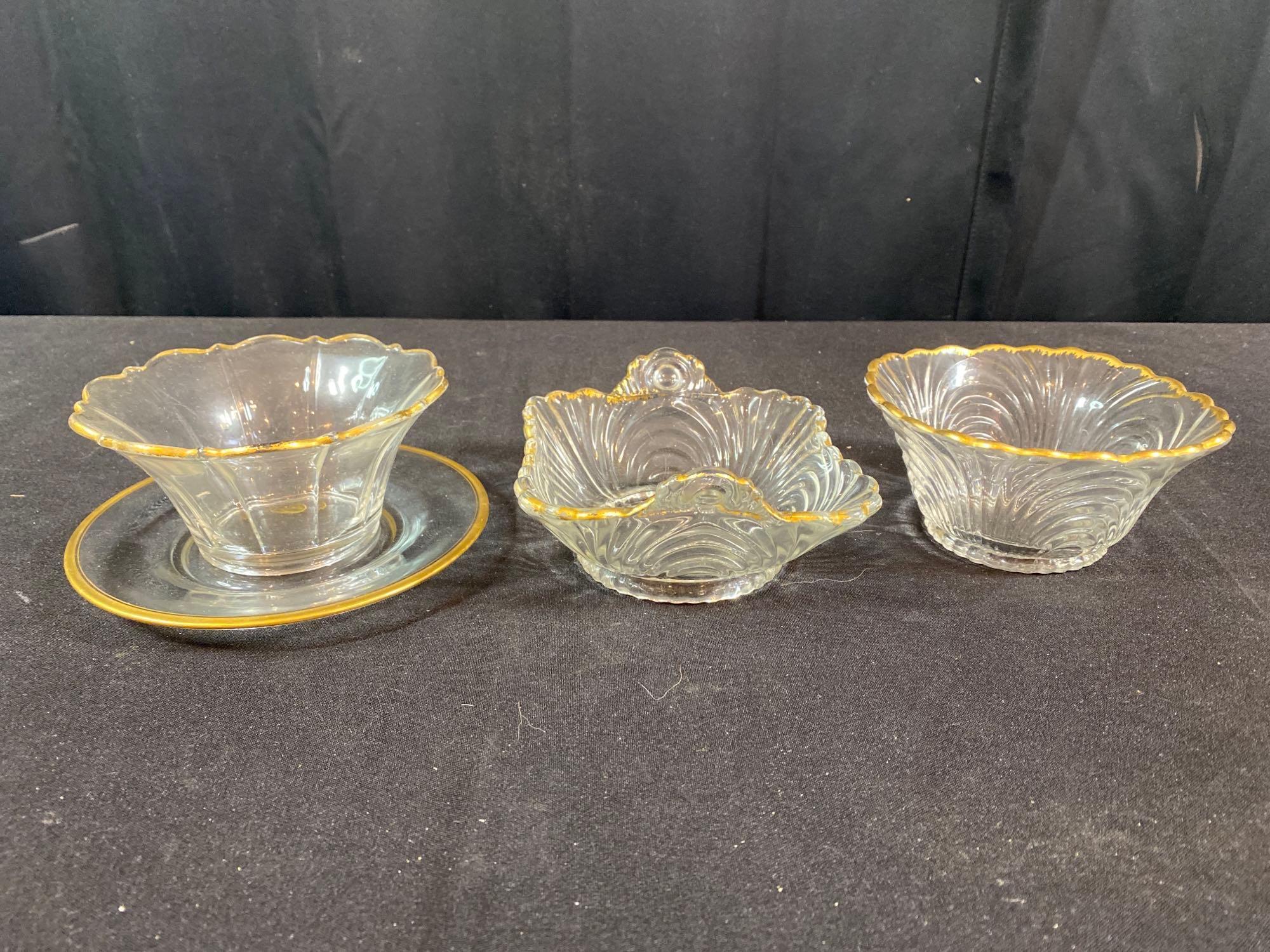 Cambridge Glass Bowls Paper Label | Proxibid