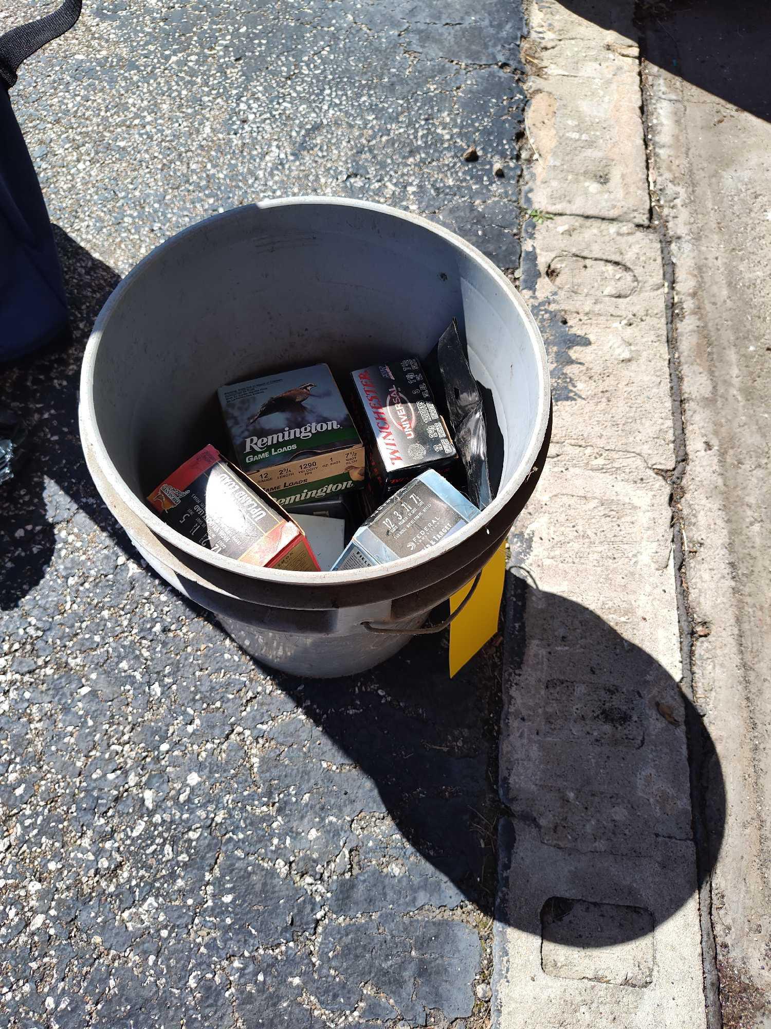 5 Gallon Bucket of Ammo 3/4 Full | Proxibid