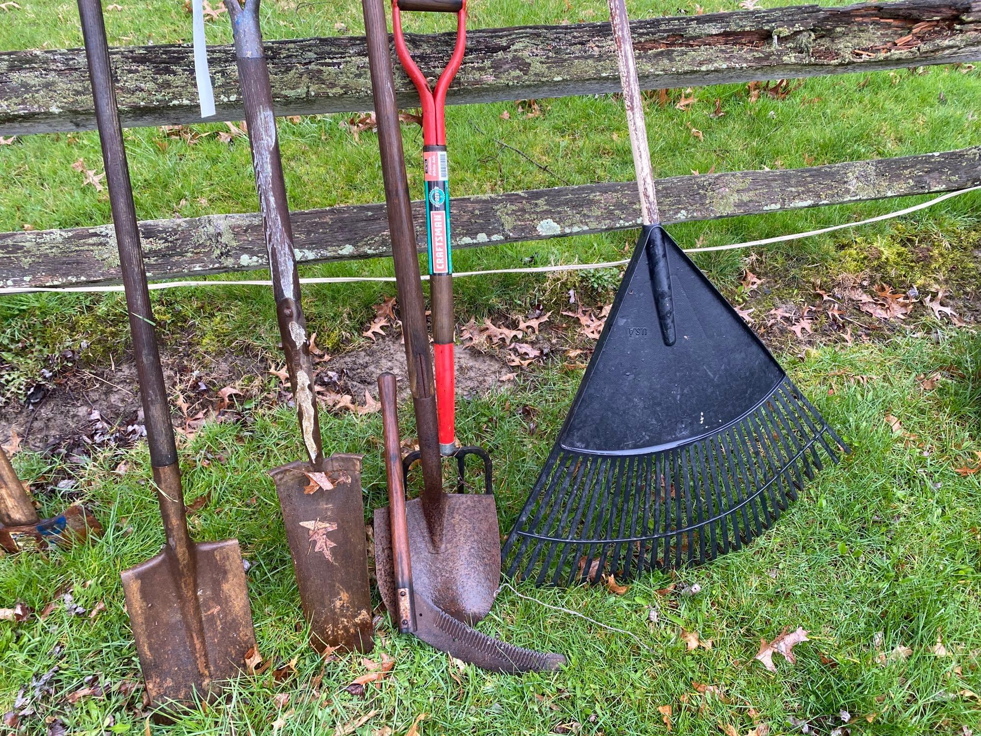 Shovels - Rake - Limb Saw - Pitch Fork | Proxibid