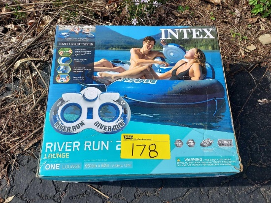 Intex River Run 2 Inflatable Pool Lounger | Online Auctions | Proxibid