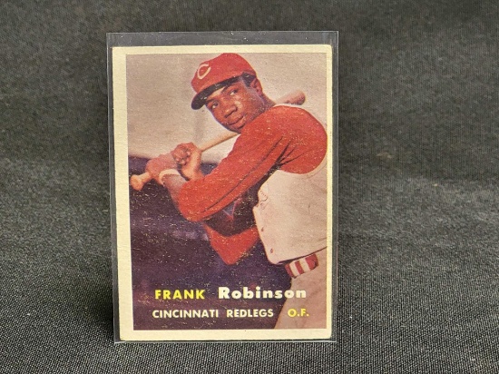 1957 Frank Robinson RC Rookie Card HOFer Nice | Online Auctions | Proxibid