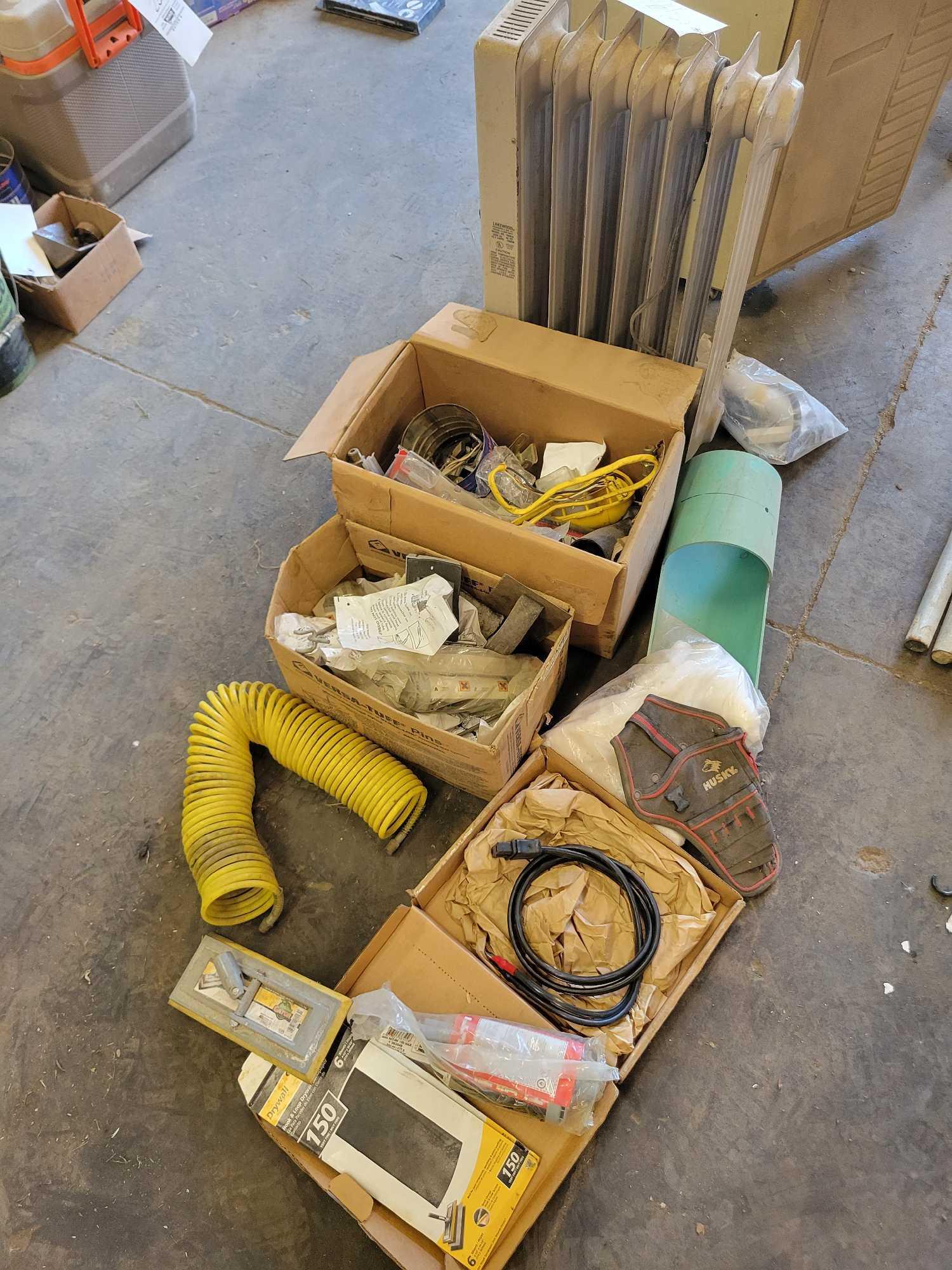 Radiant Heater, Drywall sandpaper, Hardware, | Proxibid