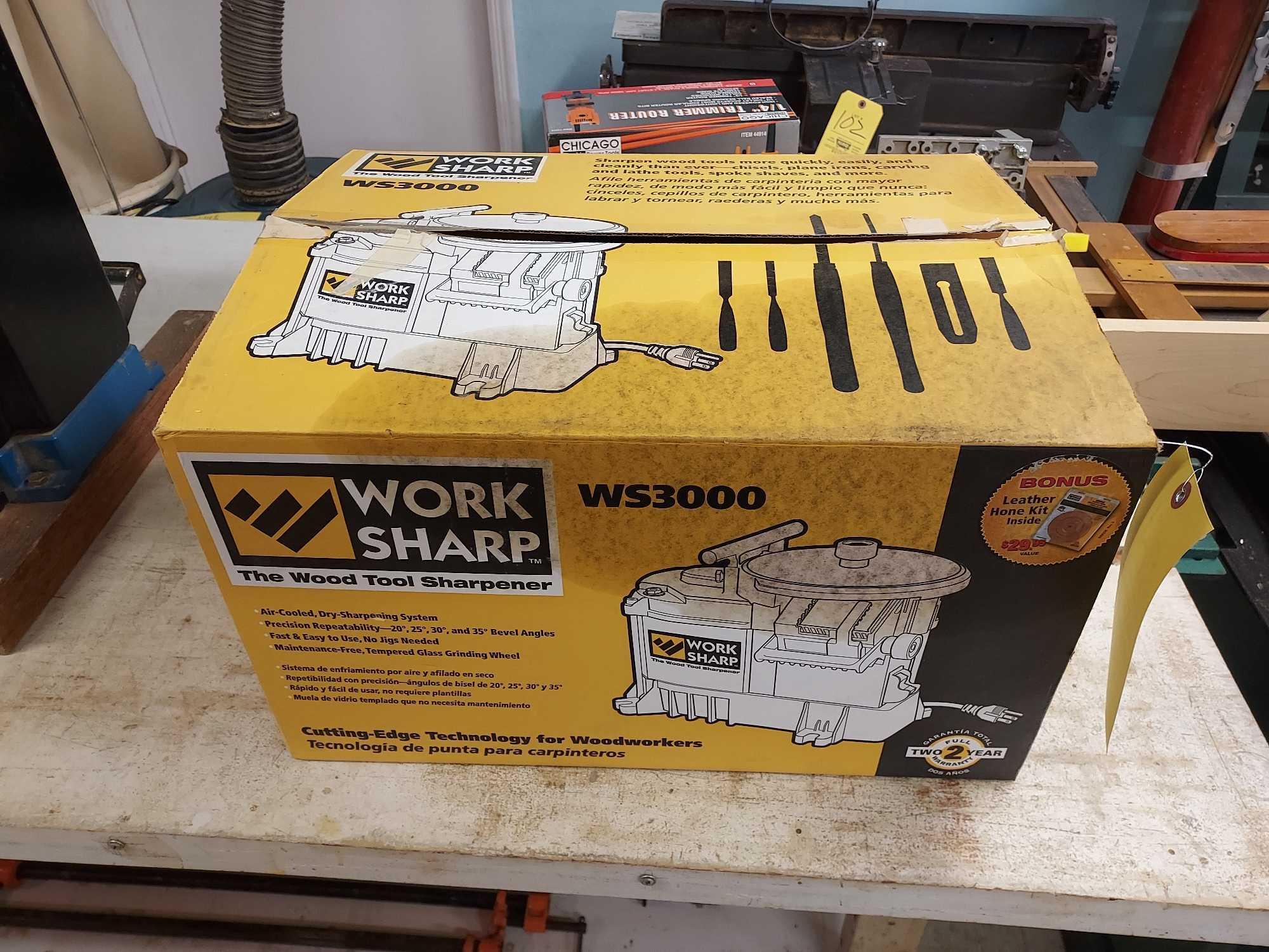 Work Sharp WS3000 Wood Tool Sharpener | Proxibid