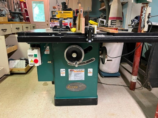 Grizzly G1023SL Left-Tilting 10 In. Table Saw | Heavy Construction ...