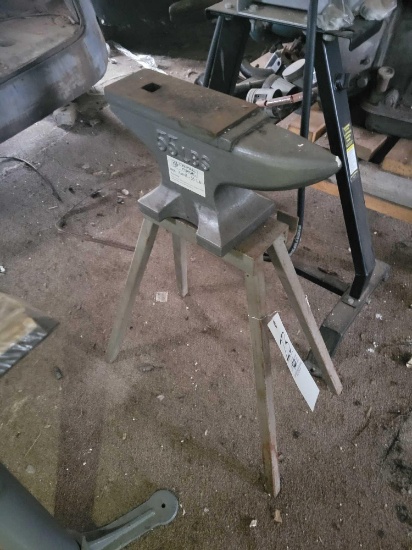 Central forge 55lb anvil with metal stand | Heavy Construction ...