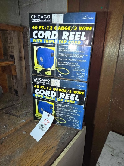 2 Chicago Electric Cord Reels | Online Auctions | Proxibid