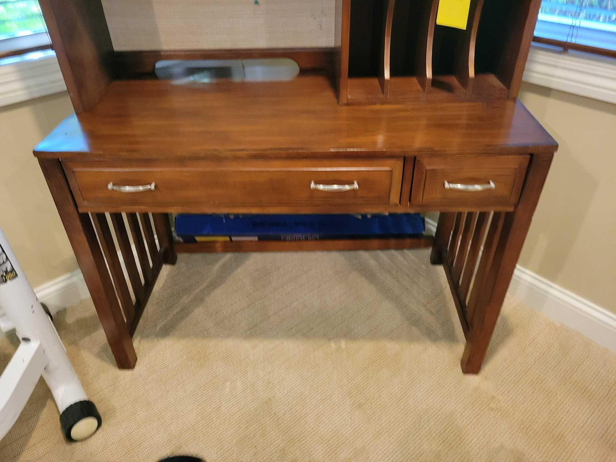 Liberty Furniture 2 piece desk set with modern | Proxibid