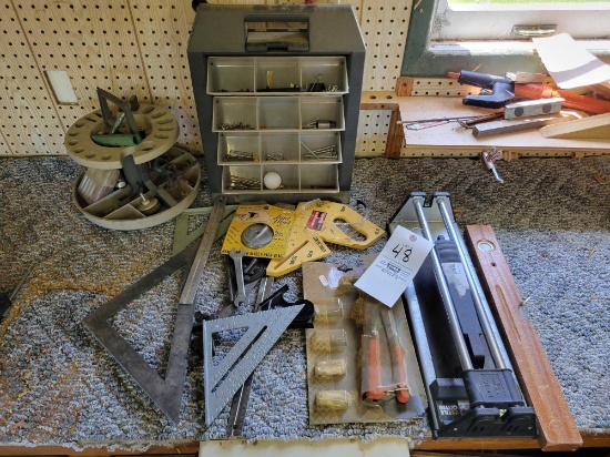 Squares, Tile Cutter, Riveter, Organizers | Online Auctions | Proxibid