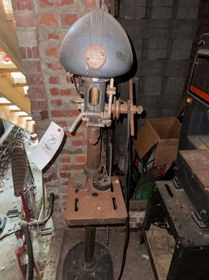 early Delta drill press floor model | Online Auctions | Proxibid
