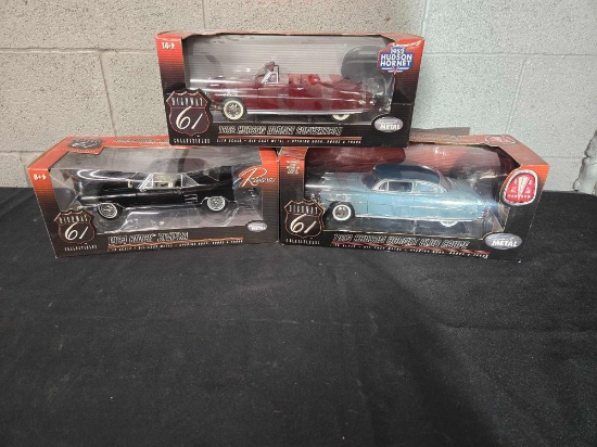 4 Highway 61 Collectibles 1/18 Scale Diecast Cars | Art, Antiques ...