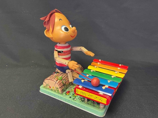 1960s Rosko Battery Powered Pinocchio Tin Toy | Art, Antiques ...