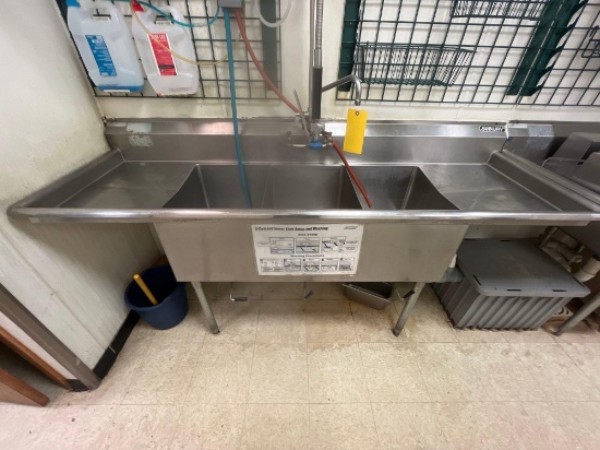 Duke Manufacturing Stainless Steel Three Compartment Sink | Online ...