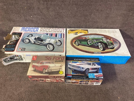 56 Victoria, Boss Mustang, 1911 Mercer Raceabout, Duesenberg Model Car ...