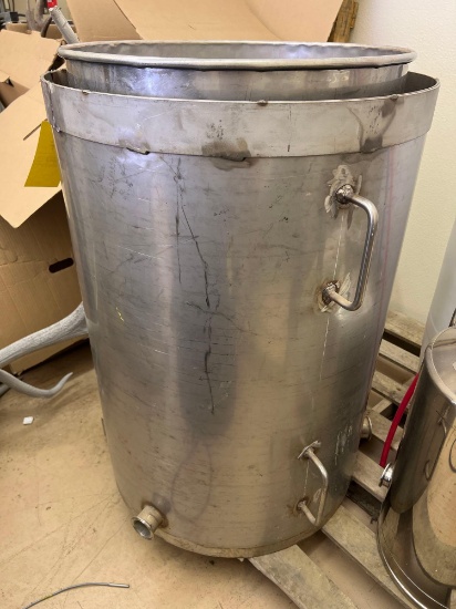 Stainless Steel Mash Bucket with Stainless Drum Insert and Copper Coils ...