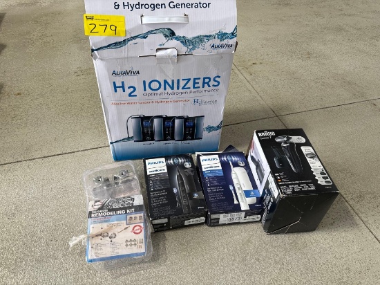 H2 Ionizers, Braun trimmer, Philips sonicare, tub remodeling kit ...