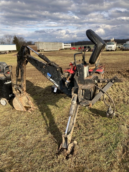 Woods 750 groundbreaker 3 pt backhoe 12 in bucket | Heavy Construction ...