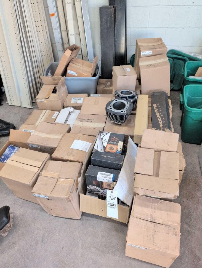 Boxes of Assorted Motorcycle Parts | Online Auctions | Proxibid