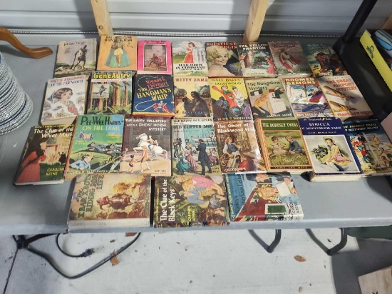 Vintage Old Books HC, DJ, Kids, Gene Aytry, Bobeys Twins, Nancy Drew ...