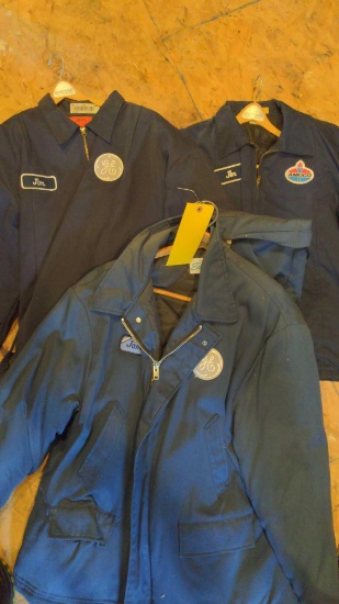 GE and Amoco winter uniform company jackets | Online Auctions | Proxibid