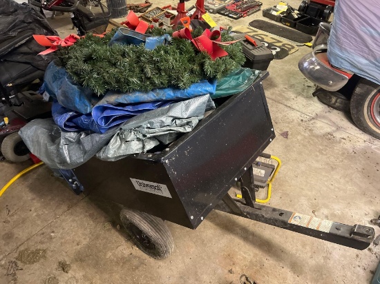Universal Attachment Cart / Tarps / Wreath | Online Auctions | Proxibid