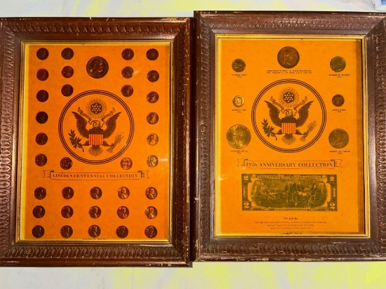 framed collections - Lincoln centennial - 1976 Anniversary | Coins ...