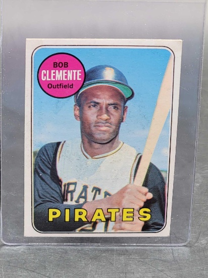 1969 Topps Baseball Roberto Clemente Card 50 NICE | Online Auctions ...