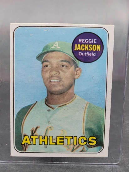 1969 Topps Baseball Reggie Jackson RC Rookie Card 260 NICE | Art ...