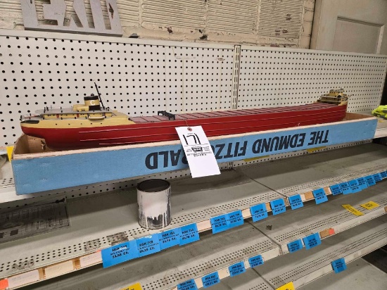 The Edmund Fitzgerald Model Ship | Online Auctions | Proxibid