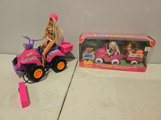 Barbie Four wheeler, Power wheels Kelly and Tommy | Art, Antiques ...