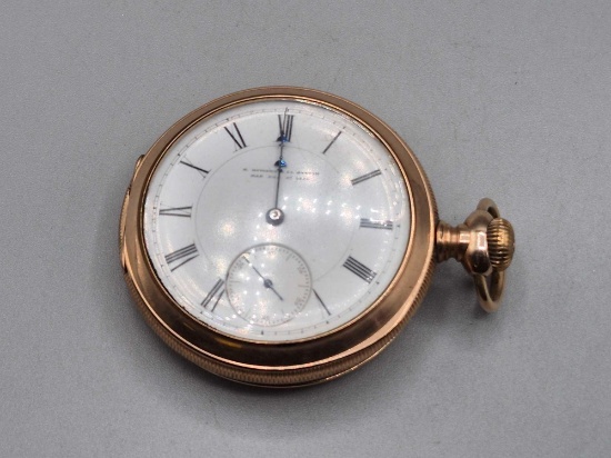 E. Edward's Boston Pocket Watch w/ 20 Year Case | Online Auctions ...