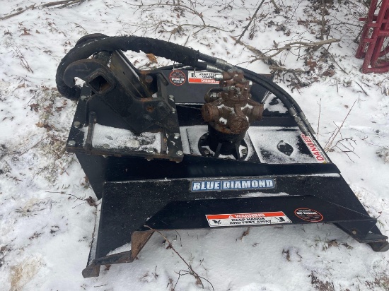Blue Diamond 48in brush mower for excavator | Heavy Construction ...