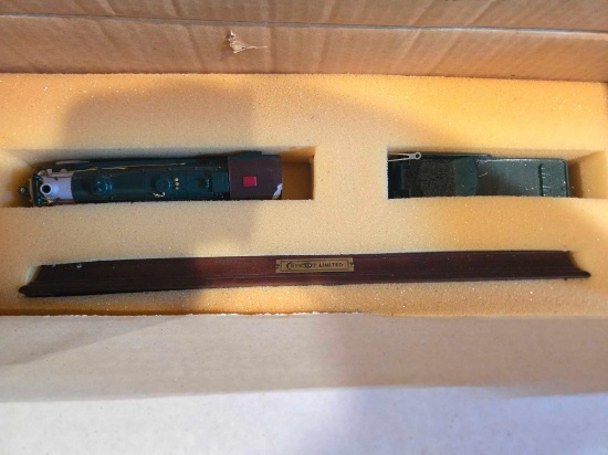 Crescent Limited Decorative Train w/ Base | Online Auctions | Proxibid