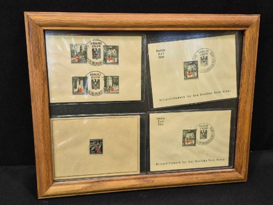 4 Nazi Germany Postcards in Single Frame | Art, Antiques & Collectibles ...