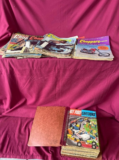 1970s Chopper Magazines / 1960s and 1970s Hot Rod Cartoons Magazines ...