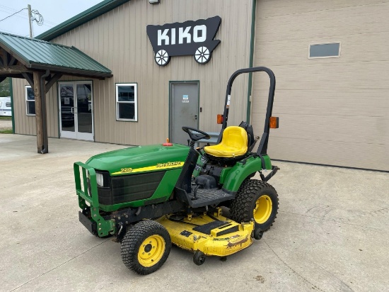 John Deere 2210, 54in Quick Attach Front Blade | Heavy Construction ...