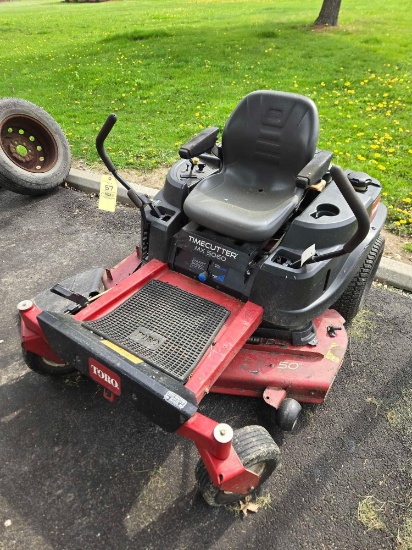 Toro Timecutter MX 5060, turns over, needs motor, 50in deck | Online ...