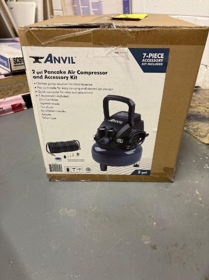 Anvil 2 Gallon Air Compressor New in Box | Online Auctions | Proxibid