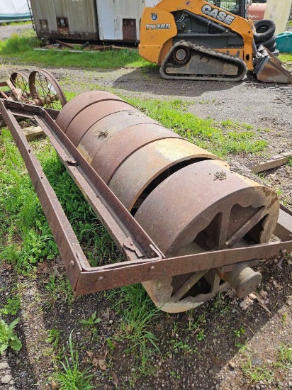 Heavy steel roller packer, 6ft | Online Auctions | Proxibid