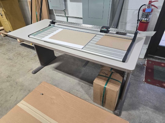 Foster Rotary Cutter & Desk | Online Auctions | Proxibid