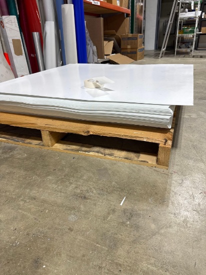 48"x48" 24pt C2S board stock. | Online Auctions | Proxibid