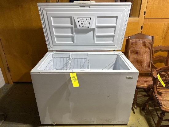 Woods chest freezer, located in the basement will need to bring help to ...