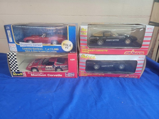 4 1/24 Scale Die-Cast Corvette Cars 1 Limited 1967 | Art, Antiques ...