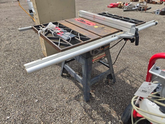 Craftsman 10in table saw | Online Auctions | Proxibid